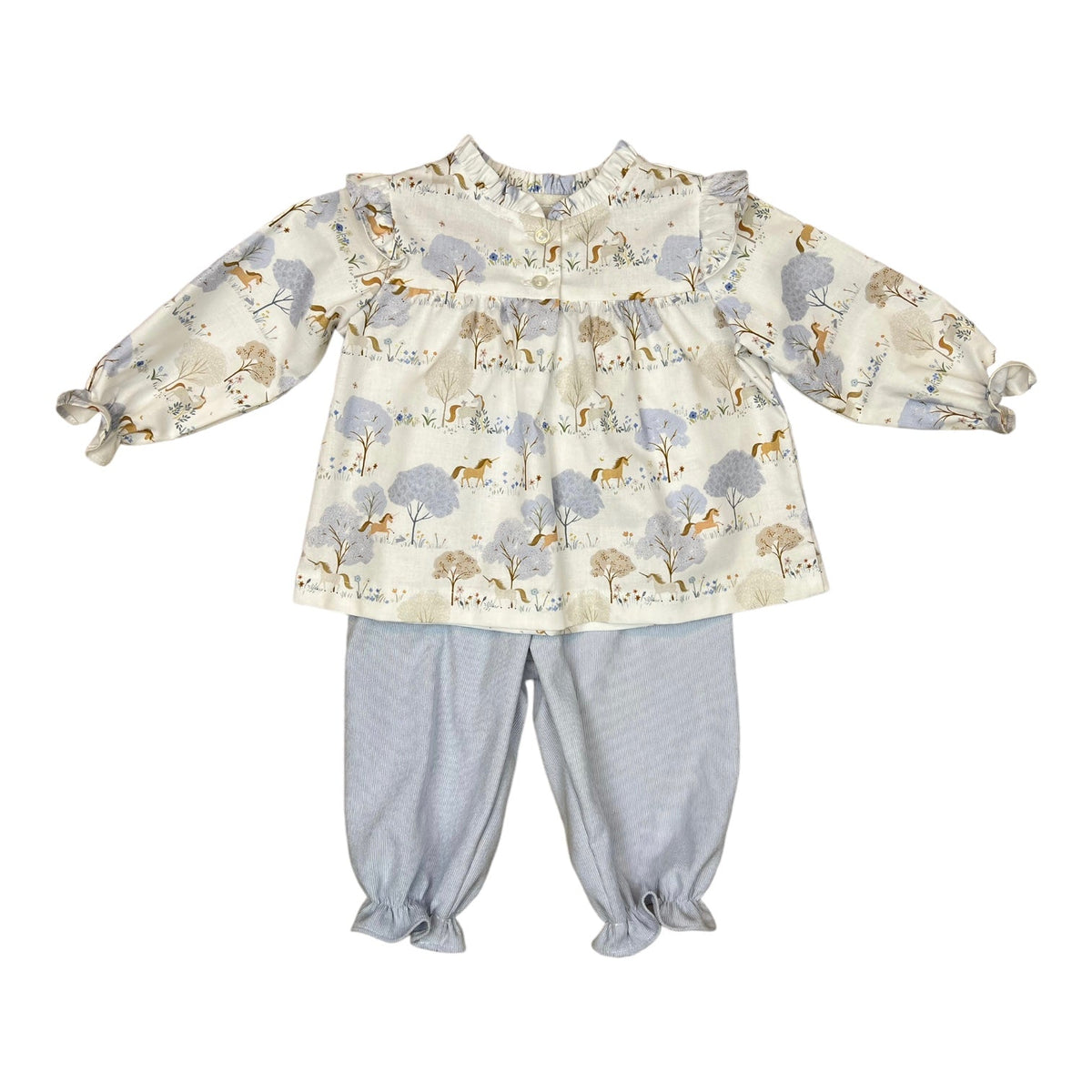 Nancy Girl Bloomer Set - Unicorn Forest