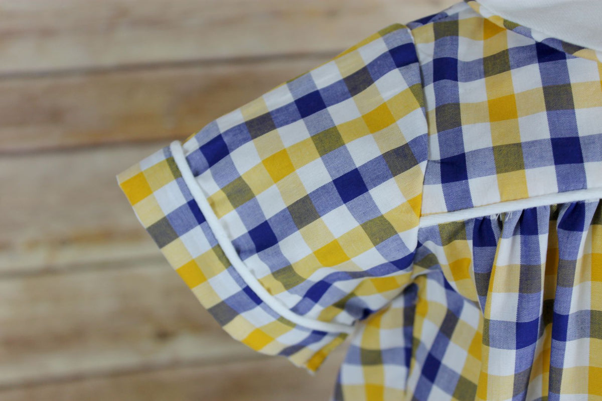 Hank Bubble - Royal Gold Plaid