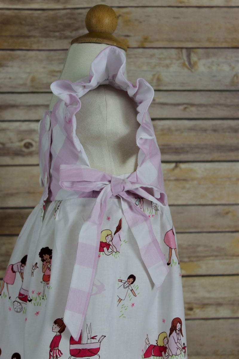 isobel dress - doll border